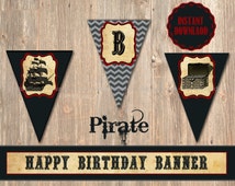 Popular items for pirate bunting on Etsy