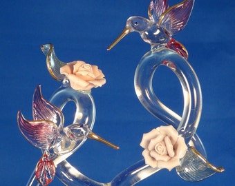Crystal birds | Etsy