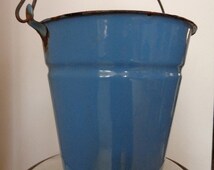 Unique enamel bucket related items | Etsy