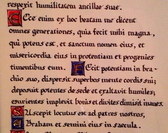 Popular items for magnificat on Etsy