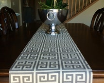 Unique grey table runner related items | Etsy