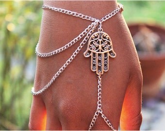 Popular items for hamsa hand chain on Etsy
