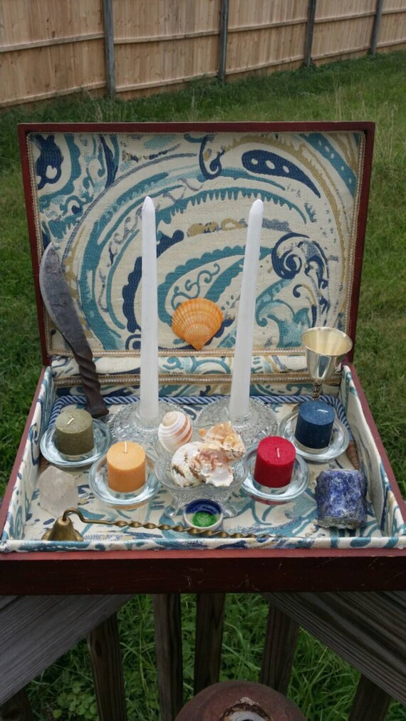 Wiccan Altar in a Box Kit. Water Themed. Everything You Need to Get ...
