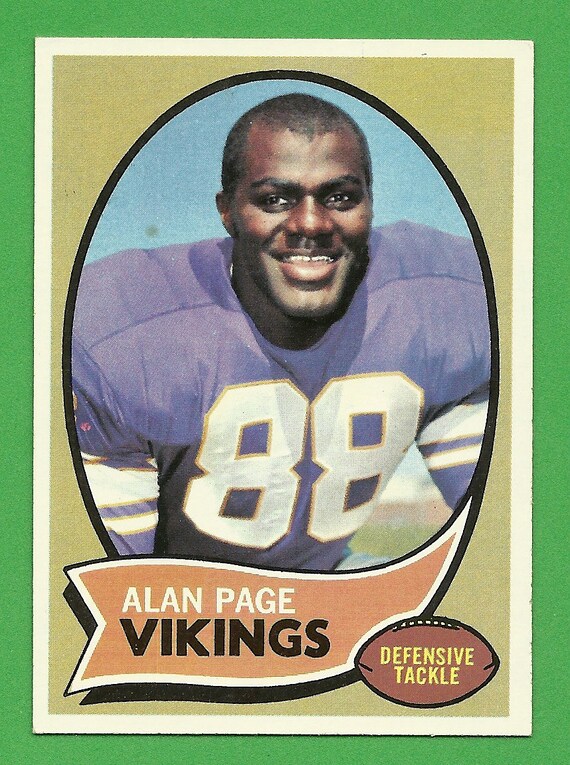 Alan Page ROOKIE : Minnesota Vikings 1970 Topps by TheENDZONE