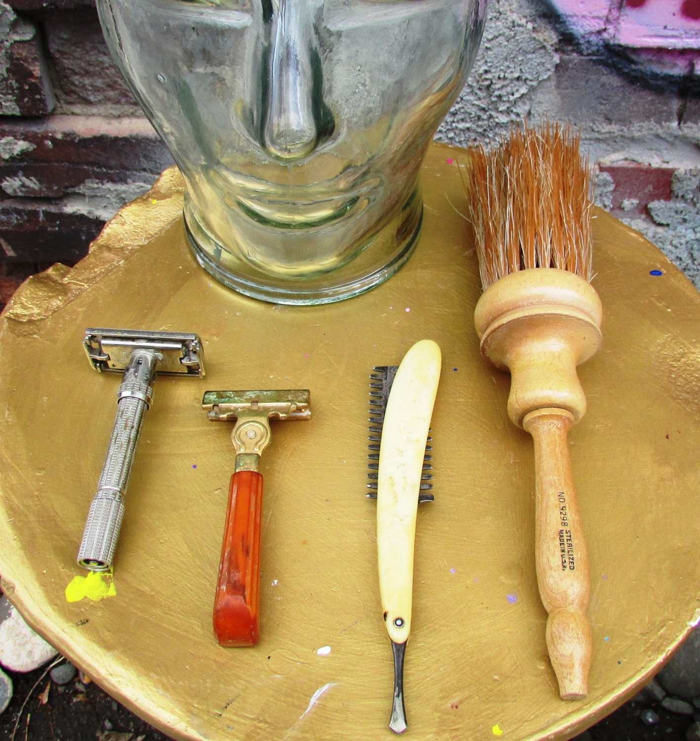 Men's Vintage Safety Razors Lot 4 Antique Hair Razor 2