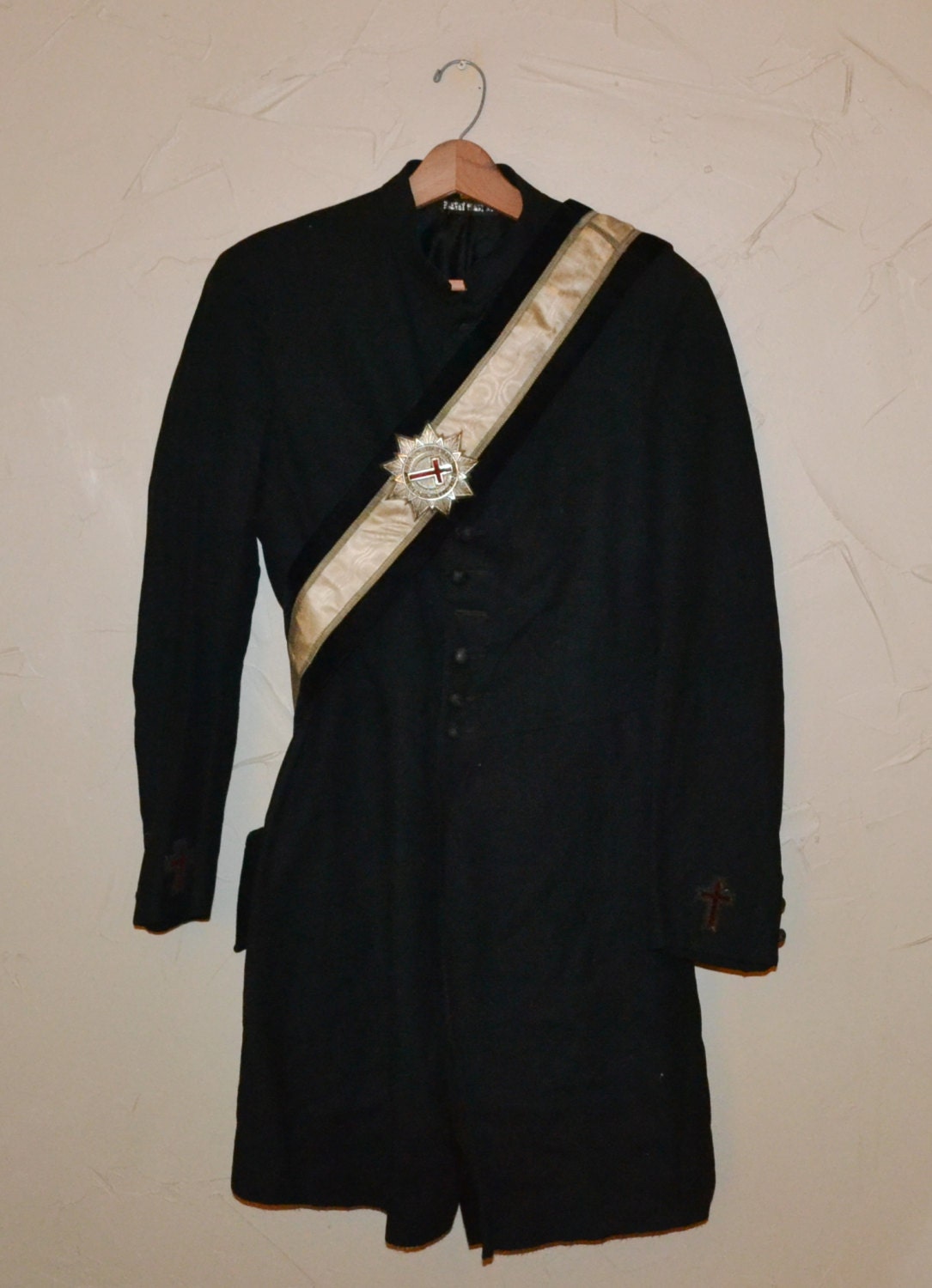 Masonic Coat Knights Templar Coat Antique Masonic Coat Red