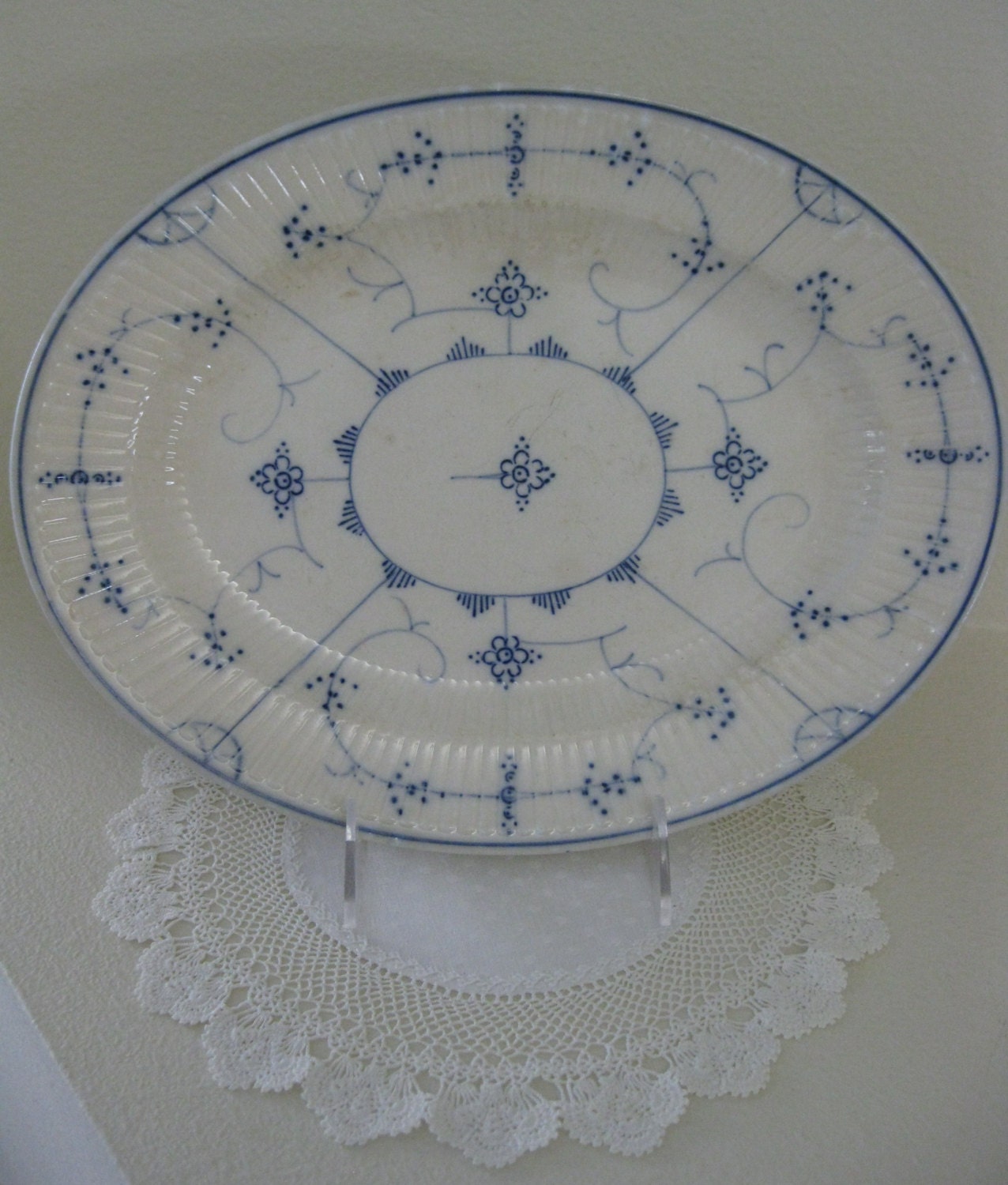 Antique Villeroy Boch Dresden Serving Platter – Copenhague Pattern ...