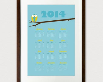 Popular items for owl calendar on Etsy