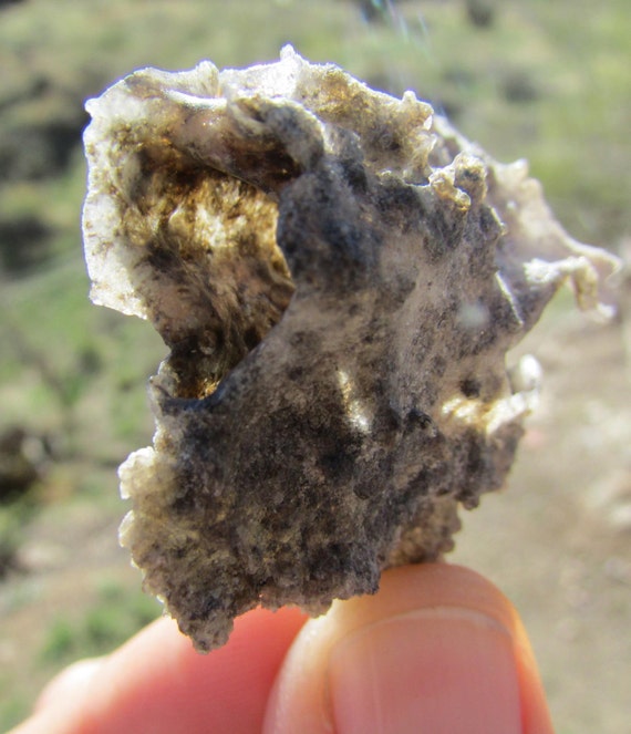 Fulmine pietrificato folgorite... Sabbia di colpi di fulmine