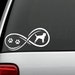 HARNESS RACING HORSE Vinyl Decal Sticker for Car Truck Suv Van