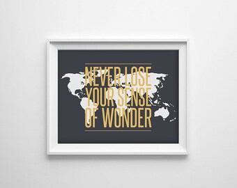 Sense of wonder | Etsy