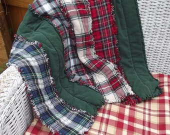 Popular items for rag quilt flannel on Etsy