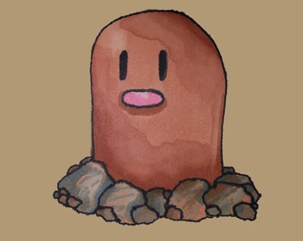 Popular items for diglett on Etsy