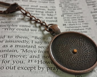 Mustard Seed Keychain Christian Key Ring Faith Of A