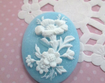 Flower cameo | Etsy