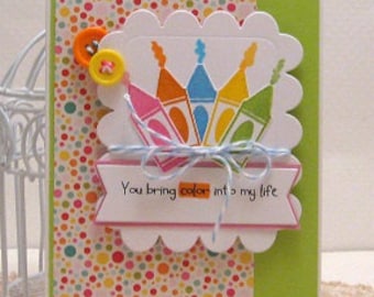 Items similar to You bring color to my life. on Etsy