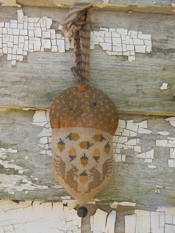 Acorn Harvest cross stitch PATTERN from by notforgottenfarm