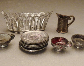 Pewter tea set | Etsy