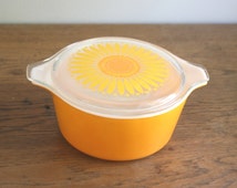 Popular items for pyrex sunflower on Etsy