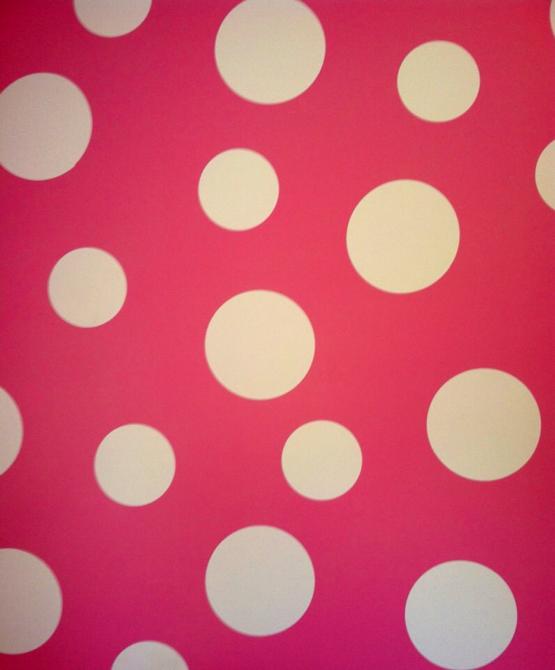 Vinyl polka dot wall decals vinyl decal by TinksTreasuresChest