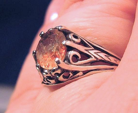 20%Off Be My Valentine Sunstone Labradorite by GriffinsNestJewelry