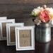 Burlap Rustic Wedding Event Table Number by craftupyourlife