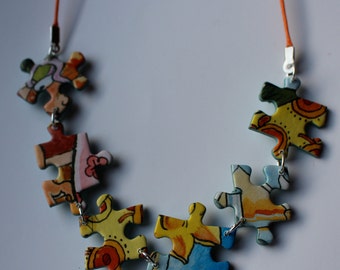 Puzzle piece jewelry | Etsy