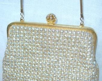 Rhinestone clutch | Etsy