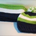 Seattle Seahawks Infinity Scarf or Cowl Hand Knit in Blue