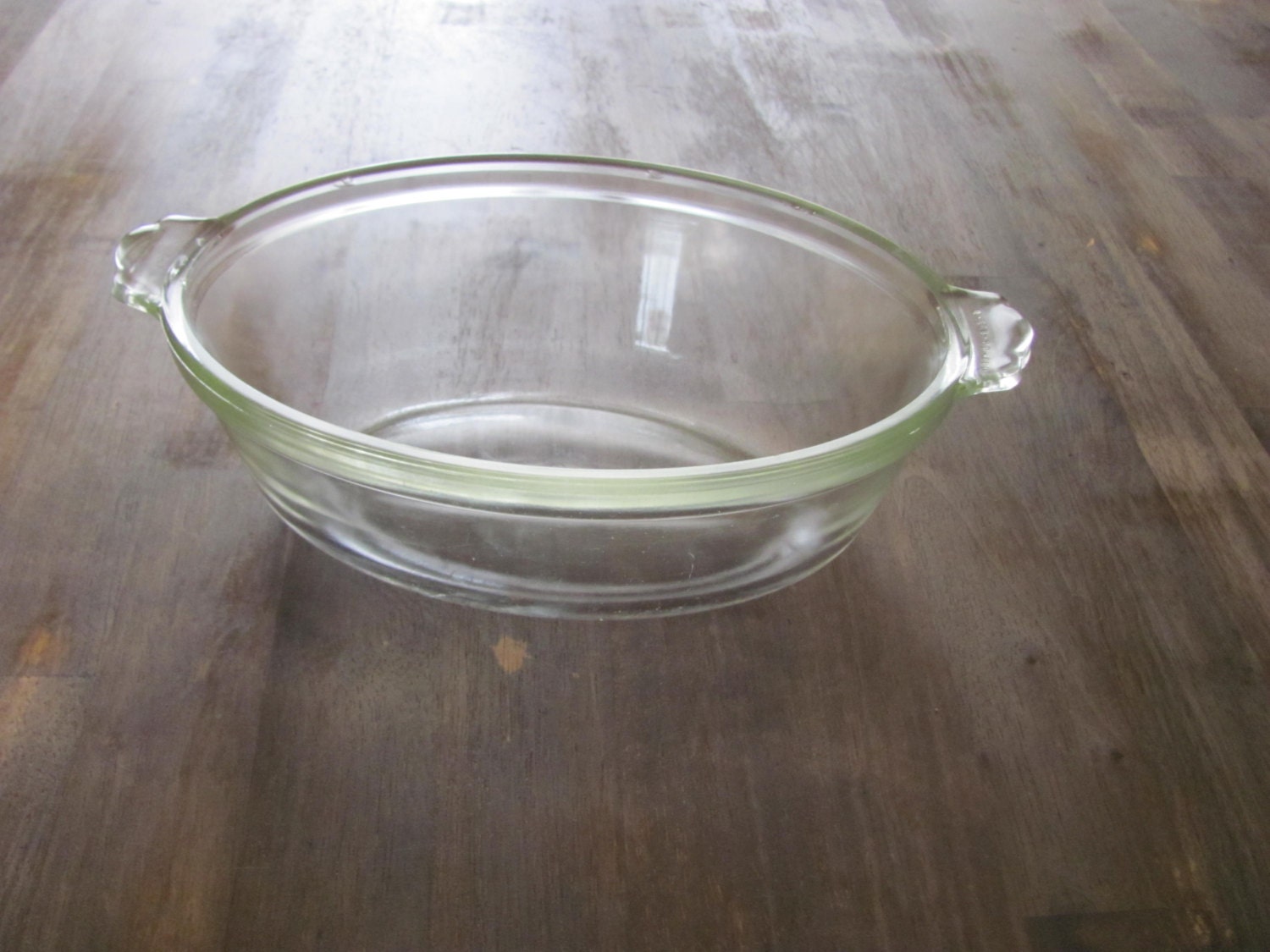 Vintage 1920’s PYREX Clear Baking Dish / Casserole With Dollar Sign ...