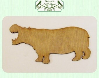 Cut out hippopotamus | Etsy