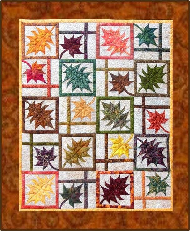 Fall Colours PDF Quilt Pattern in 3 Sizes