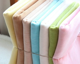 Pastel Cotton Fabric, VELVET Fabric, Baby Fabric Soft Stretch Light ...