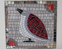 Unique bird mosaic related items | Etsy