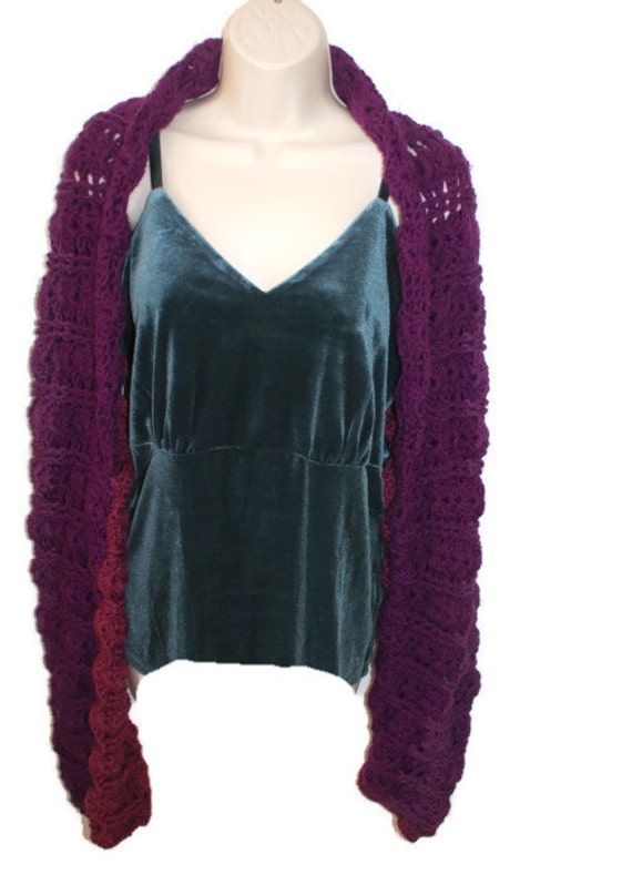 Purple Shrug XL Bolero Womens Plus Size Plus Size by lanacooper