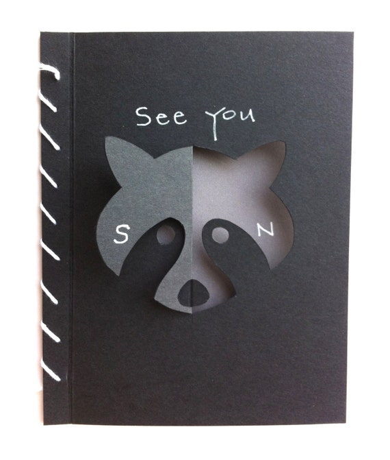 See You Soon Raccoon Card