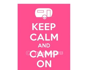 Popular items for keep calm camp on Etsy