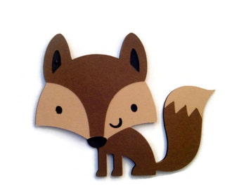 Fox cutout | Etsy
