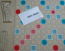 Modern Scrabble Boards for Craft Projects