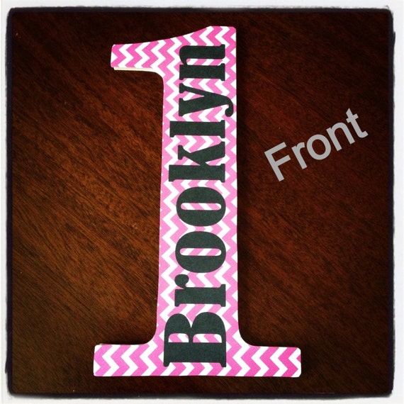 Items similar to Personalized Number Decor for Birthdays on Etsy