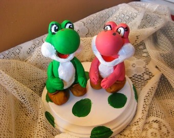 Yoshi cake topper | Etsy