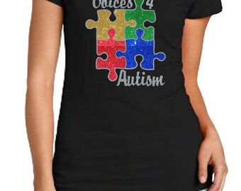 Rhinestone Autism Shirt