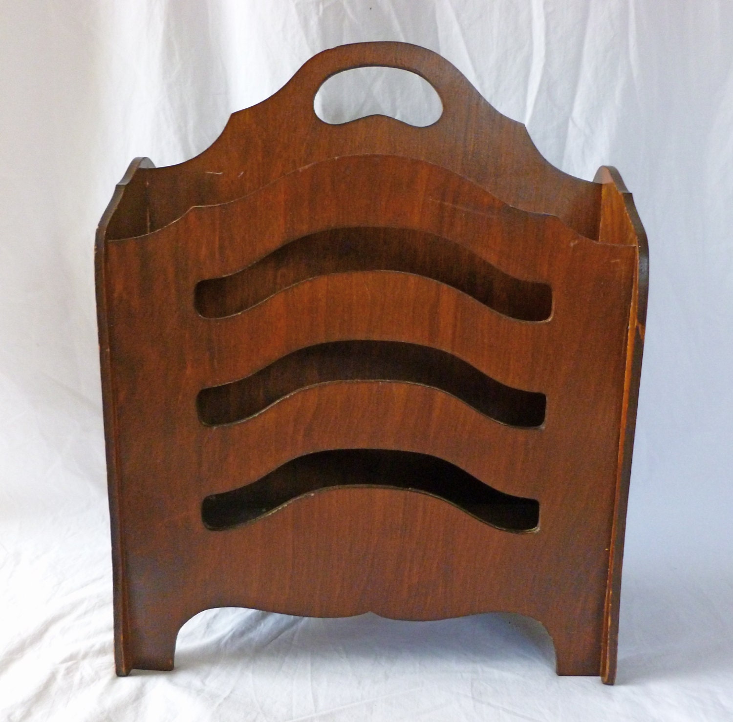 Vintage Antique wooden 1940’s Magazine Rack – Haute Juice