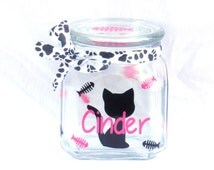 Popular items for cat treat jar on Etsy