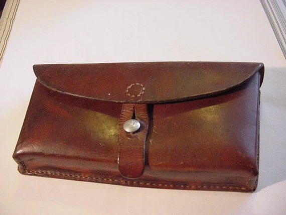 Items similar to World War 2 LEATHER CARTRIDGE CASE Photographers Film ...