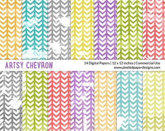 Popular items for chevron digital paper on Etsy