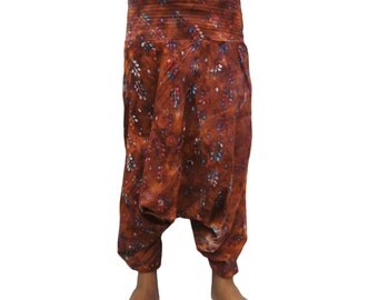 Pure Cotton Harem Abstract PrintTrouser Summer Women Wear Indian Pants ...