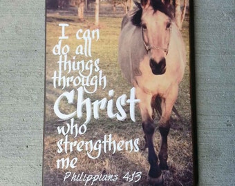 Horse bible verse | Etsy