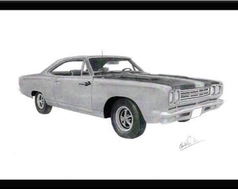 Popular items for plymouth road runner on Etsy