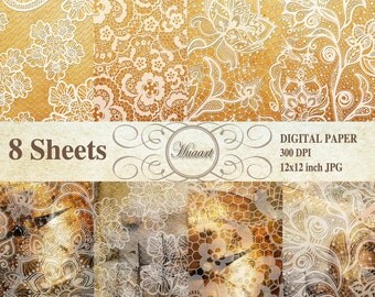 Scrapbooking lace | Etsy